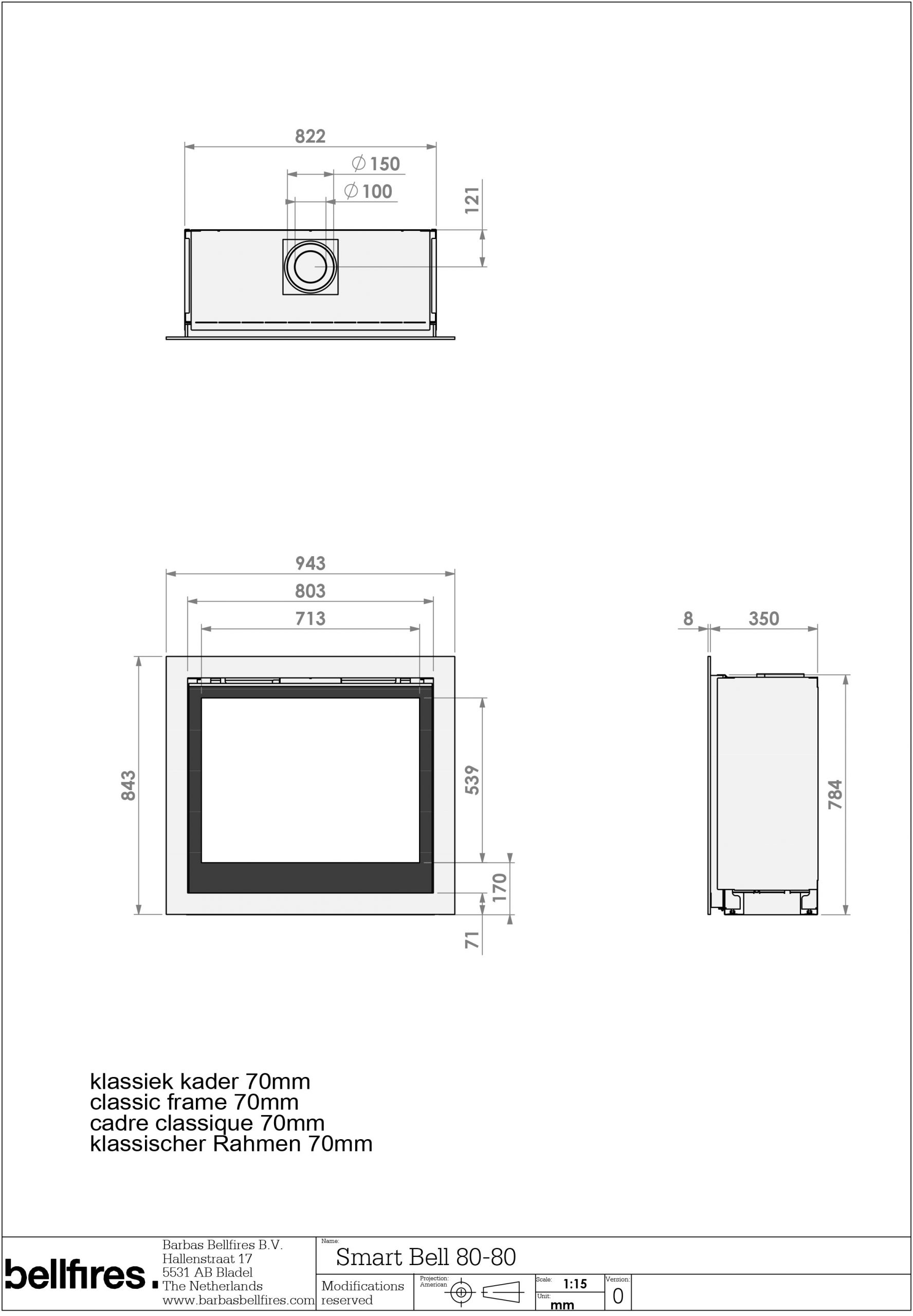 Smart Bell 80-80 - Fireplaces