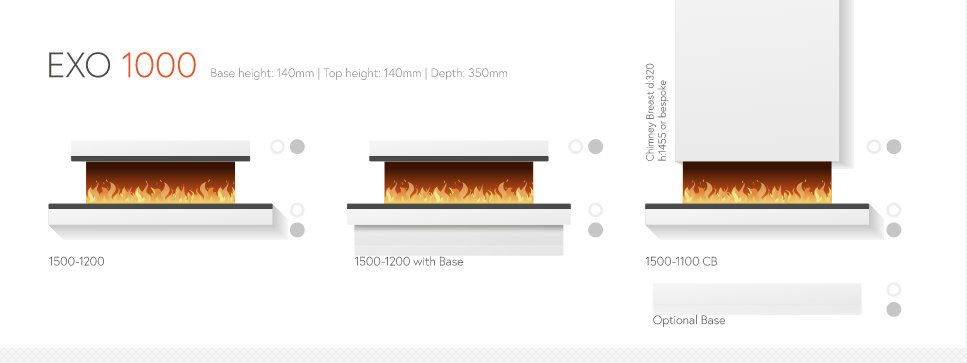 EXO 1000 - Fireplaces
