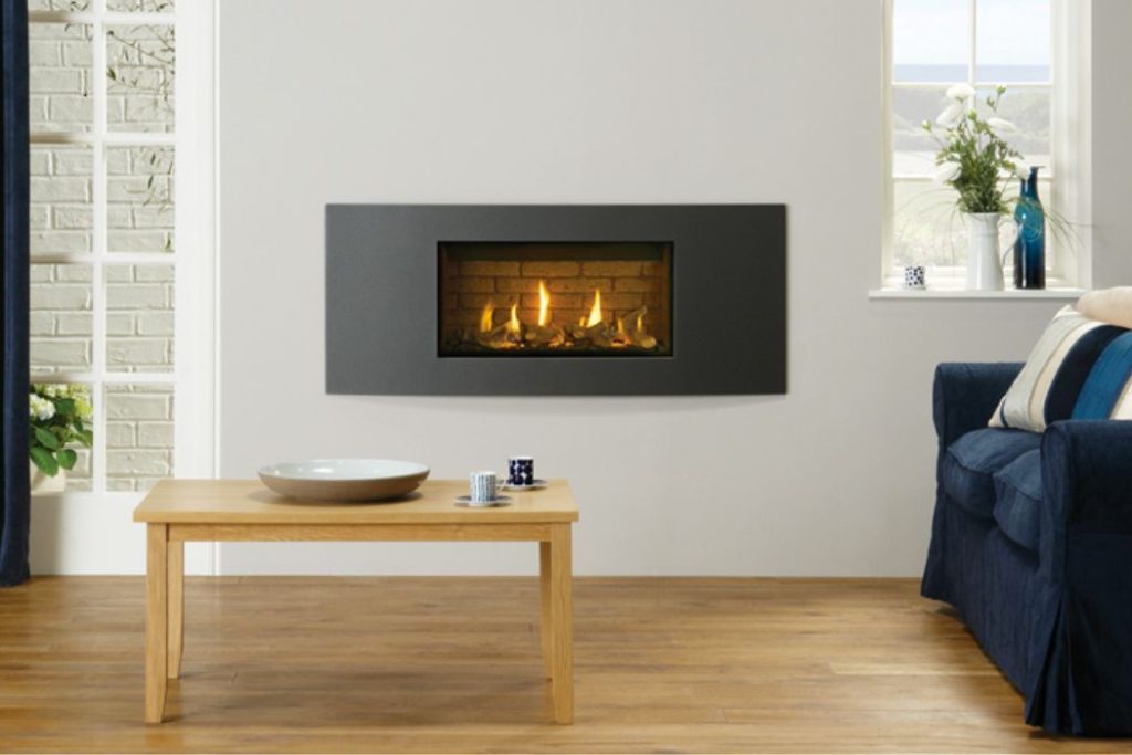 Gazco Slimline Studio 1 Balanced Flue Gas Fire - Fireplaces